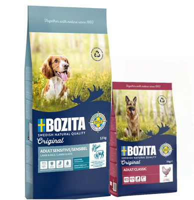 BOZITA Original Sensitive Digestion 12kg + BOZITA Original Adult ...