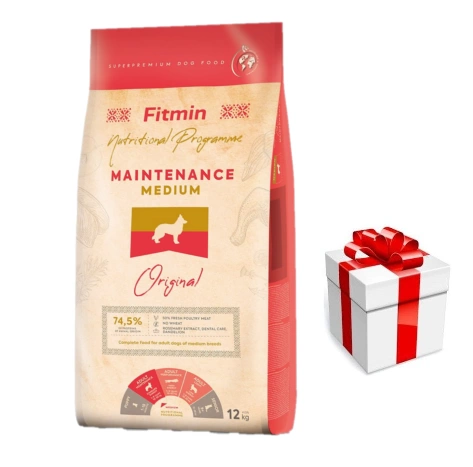 FITMIN Medium Maintenance 12kg + Překvapení pro psa | Krteckem.cz ...