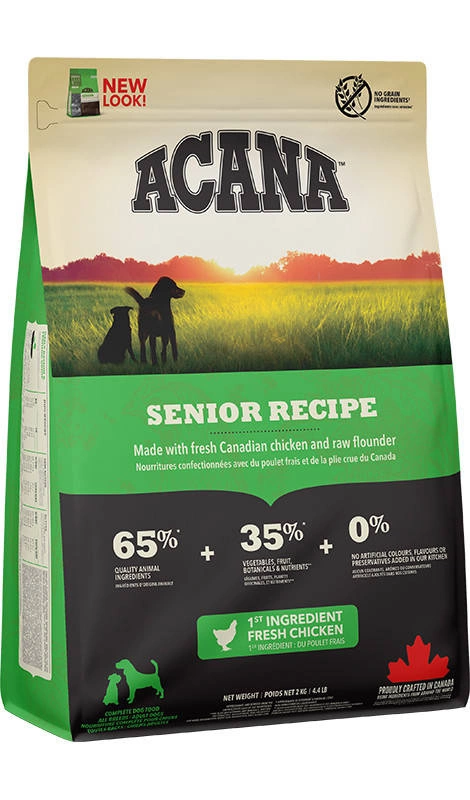 ACANA HERITAGE Senior Dog 2kg | Krteckem.cz - Zverimex nízké ceny