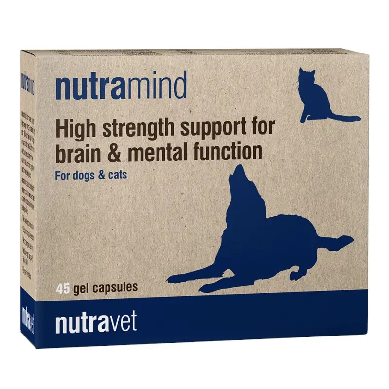 NUTRAVET Nutramind For Dogs & Cats 45kaps - Přírodní podpora funkce ...